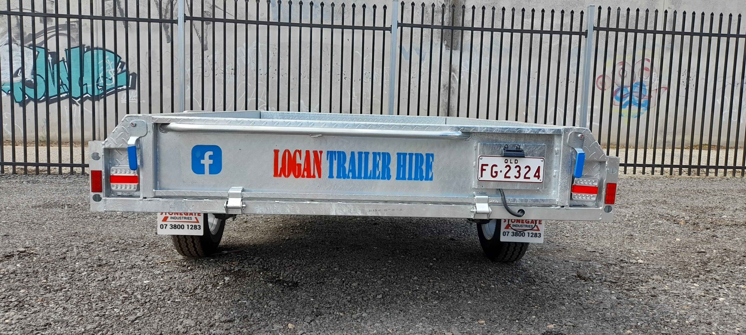 8 x 5 Box Trailer | Logan Trailer Hire | Cage Trailers, Car Trailers ...