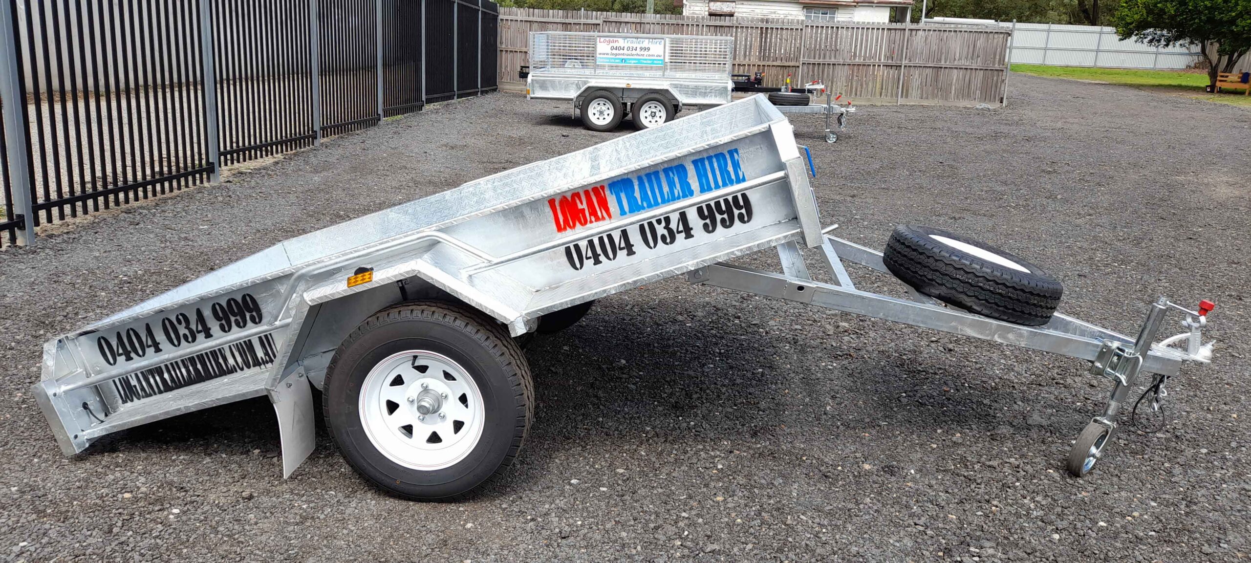 8 x 5 Box Trailer | Logan Trailer Hire | Cage Trailers, Car Trailers ...