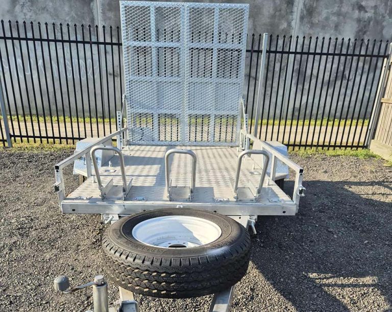 9 x 5 Motorbike, ATV Trailer | Logan Trailer Hire | Cage Trailers, Car ...